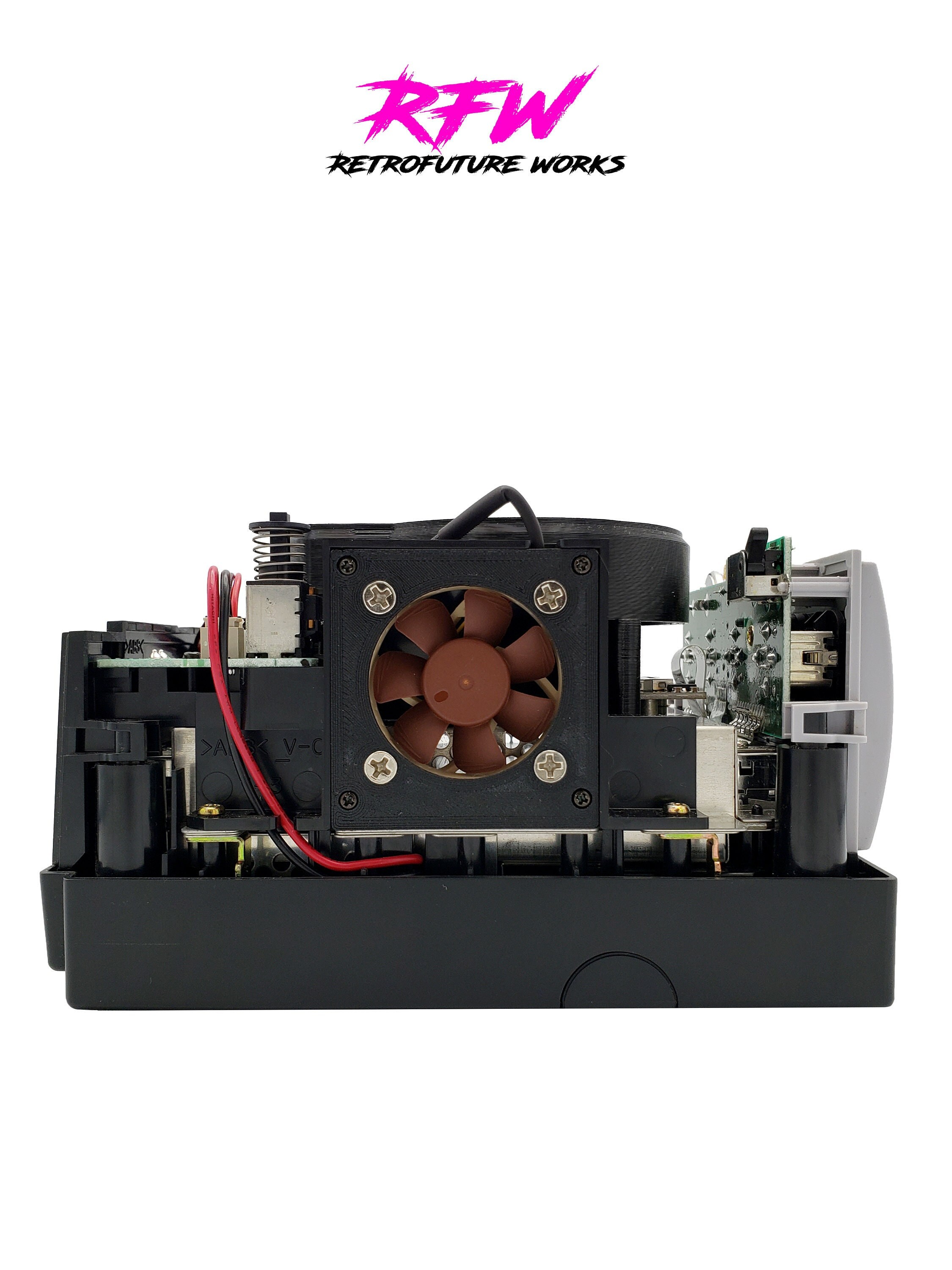 Nintendo Gamecube - Adapter Bracket for Noctua Fan + Adapter Cable ...
