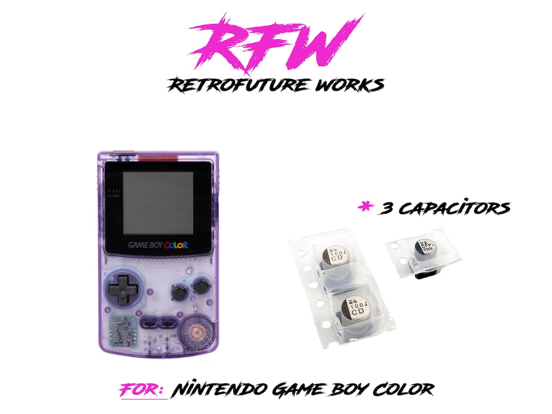 Nintendo Game Boy Color SMD Nichicon and Panasonic Capacitor Kit ...