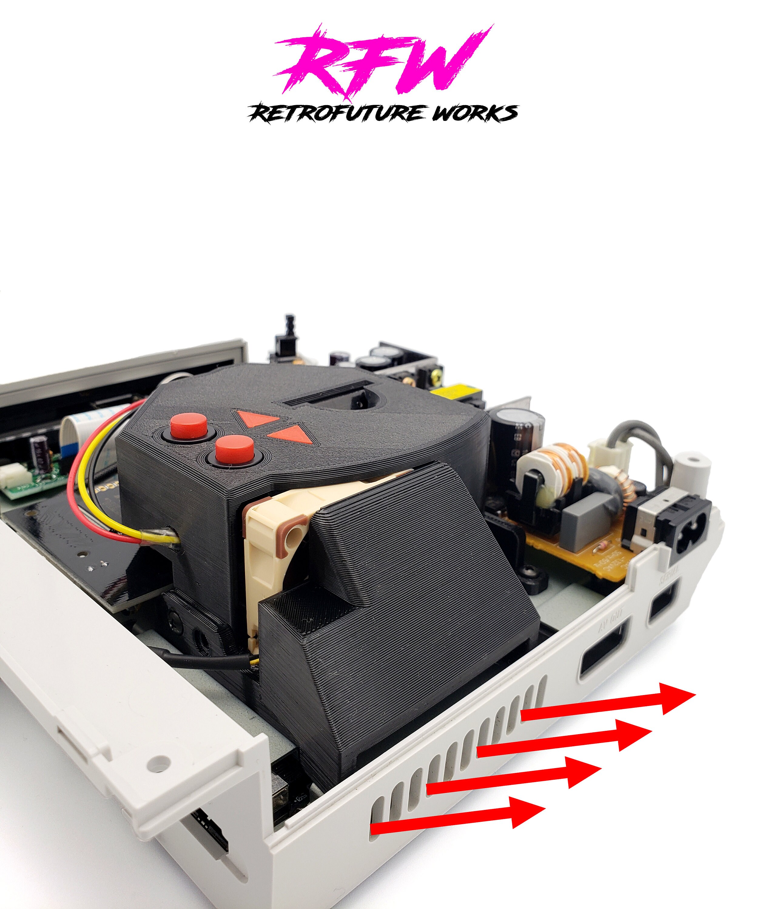 Sega Dreamcast va0/va1 Motherboard GDEMU Tray Mount 12v - Etsy