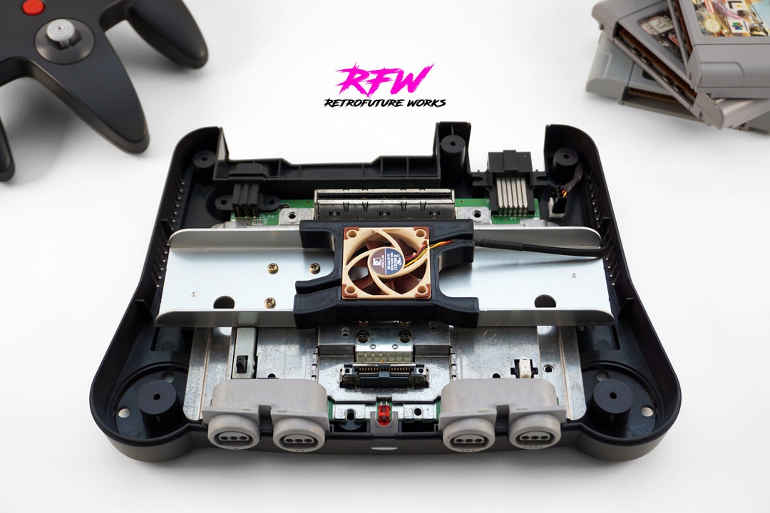 N64 Fan Mod V2.0 - PCB and Support Bracket for 5V Noctua Fan - Nintendo ...