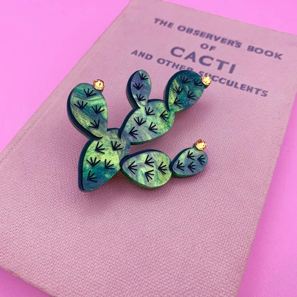 Christmas Cactus Pins - Etsy UK