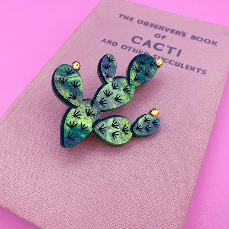 Christmas Cactus Pins - Etsy UK