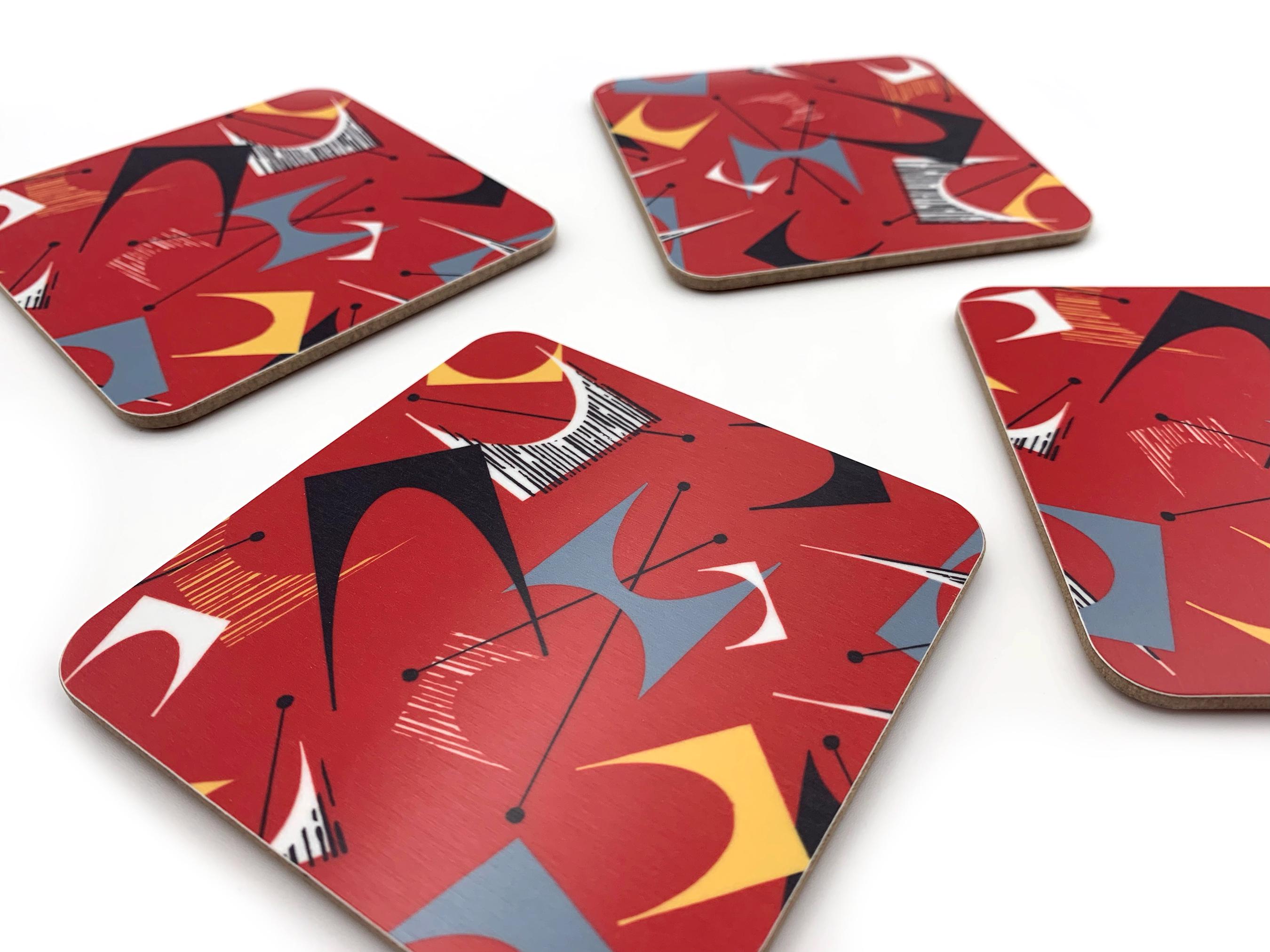 Mid Century Modern Coasters
