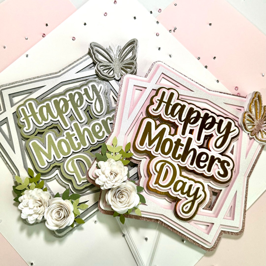 Mother's Day Topper, Happy Mother's Day Topper, Cake Toppers for ...