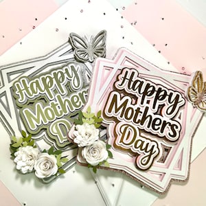 Mother's Day Topper, Happy Mother's Day Topper, Cake Toppers for ...