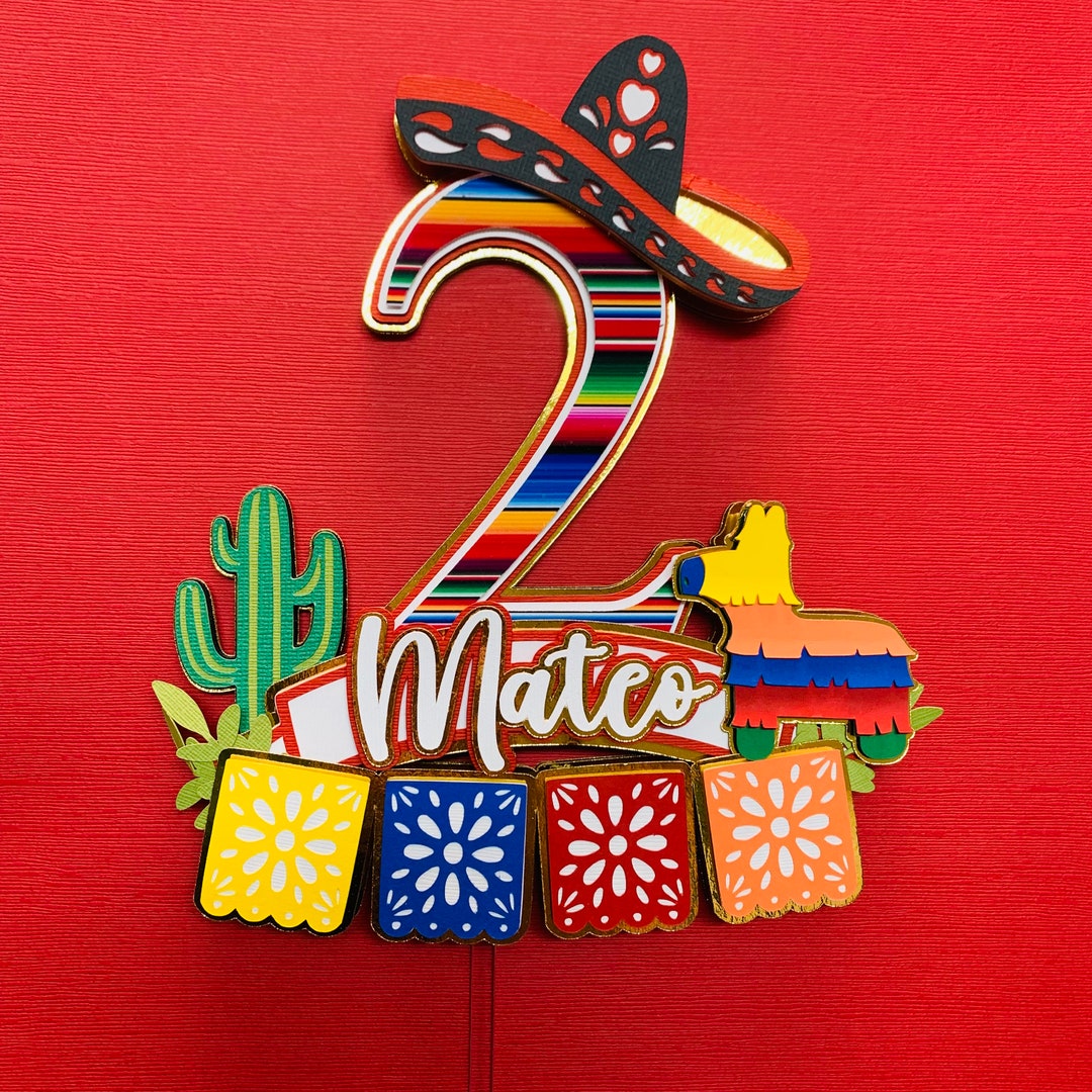 Fiesta Party Decorations, Fiesta Cake Topper, Party Decorations, Fiesta ...