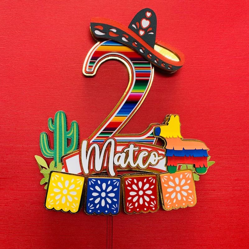 Fiesta Cake Topper - Etsy