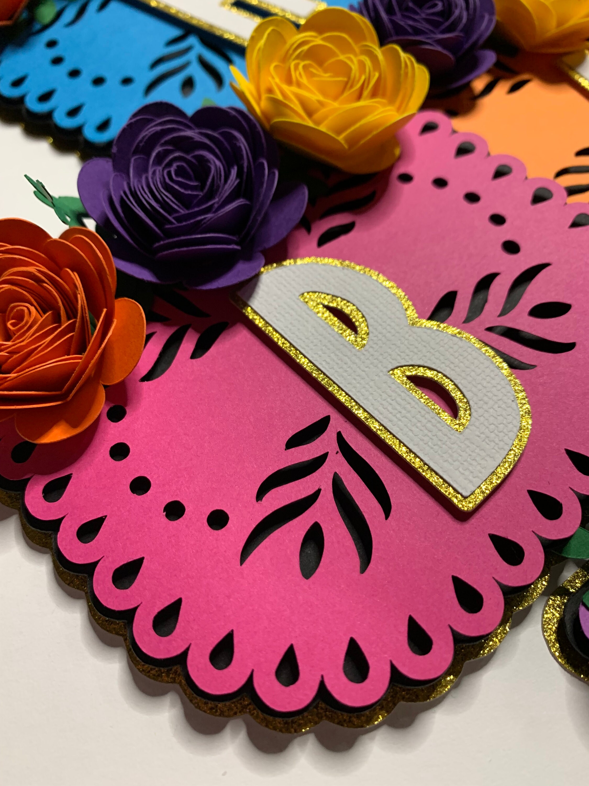 Fiesta Birthday Banner Party Decorations Papel Picado - Etsy