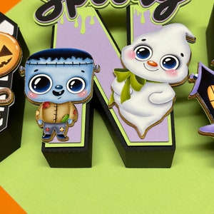 Halloween 3D Letters, Party Decorations, Halloween Birthday Party ...