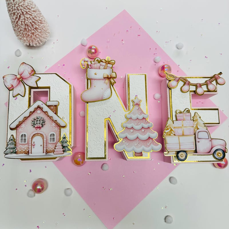 One 3d Letters Christmas - Etsy