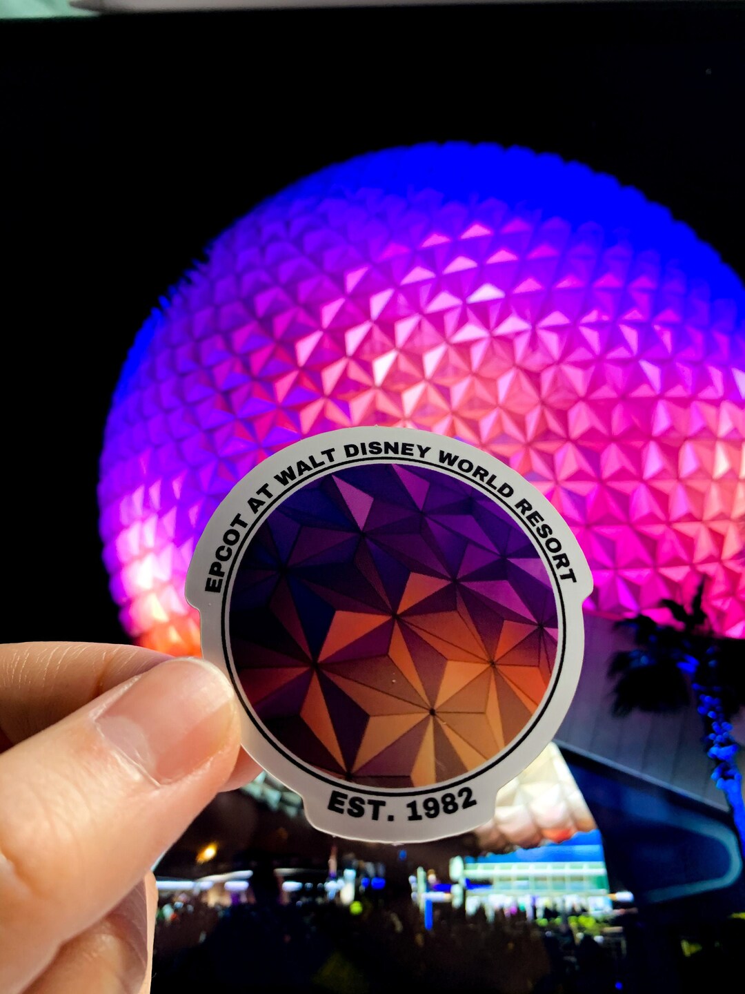 Epcot Ball - Vinyl Sticker - Etsy