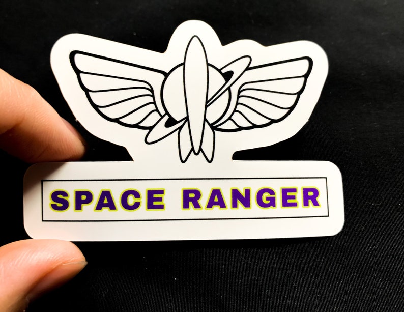 Buzz Lightyear Space Ranger Vinyl Sticker - Etsy