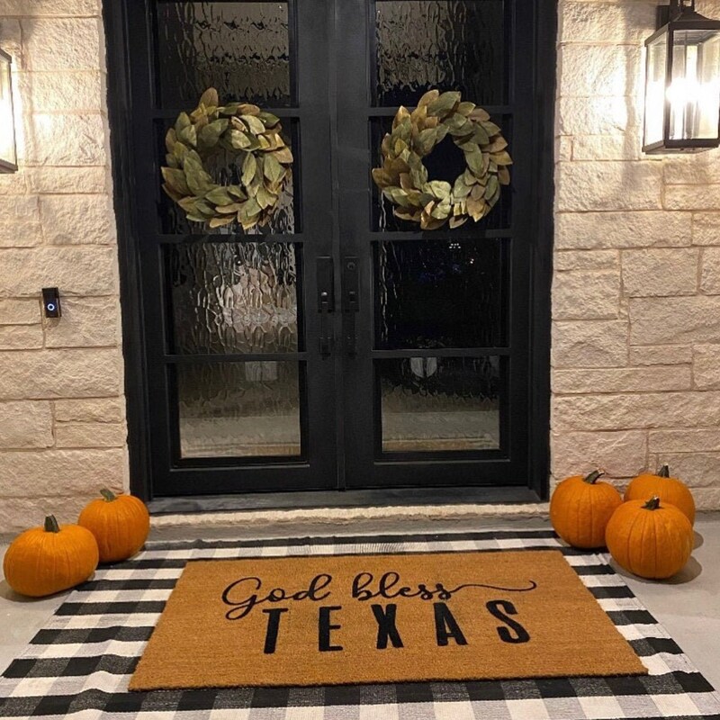 Texas Doormat - Etsy