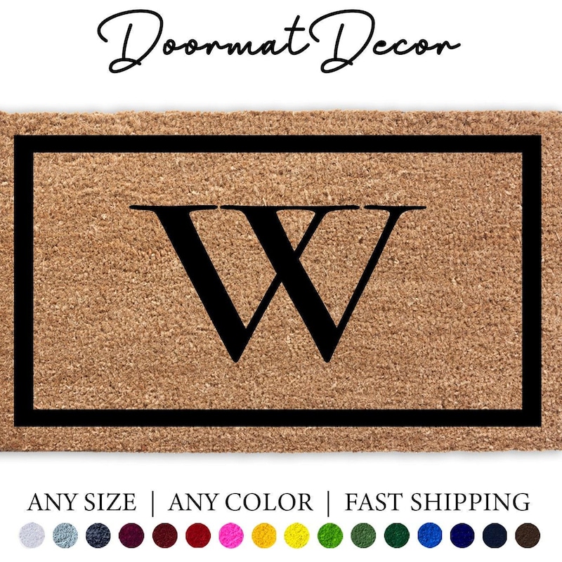 Monogram Rugs - Etsy