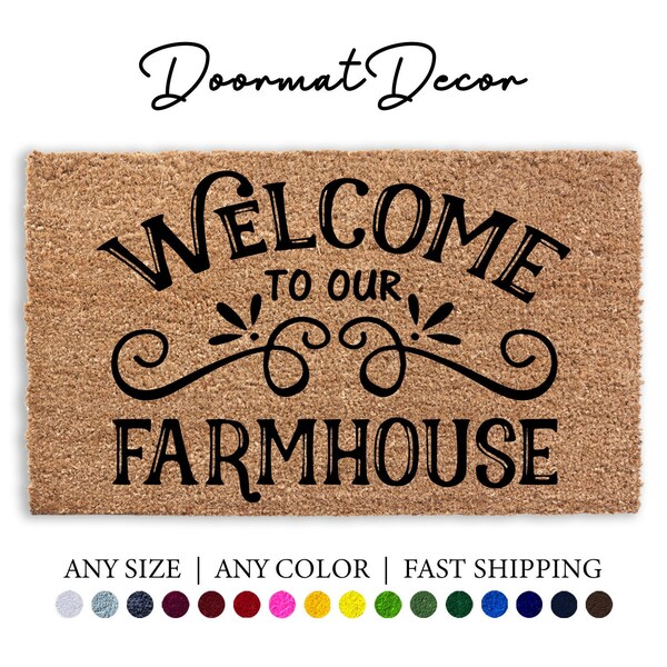 Farmhouse Doormat - Etsy