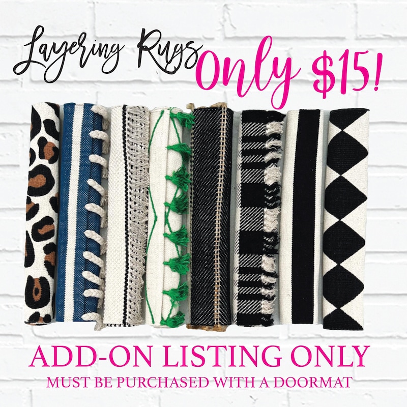 Layered Outdoor Welcome Mat - Etsy