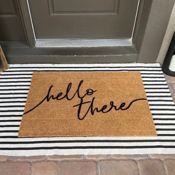 Hello Doormat - Etsy