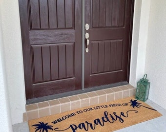 Palm Tree Doormat | Etsy