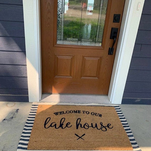 Lake House Doormat - Etsy