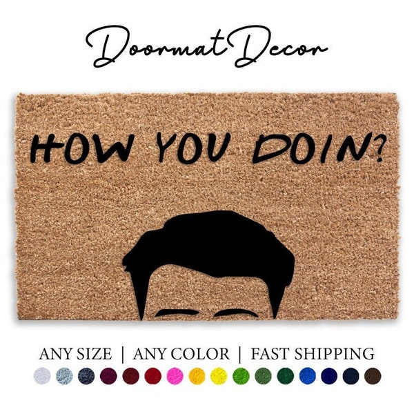 Friends Welcome Mat - Etsy