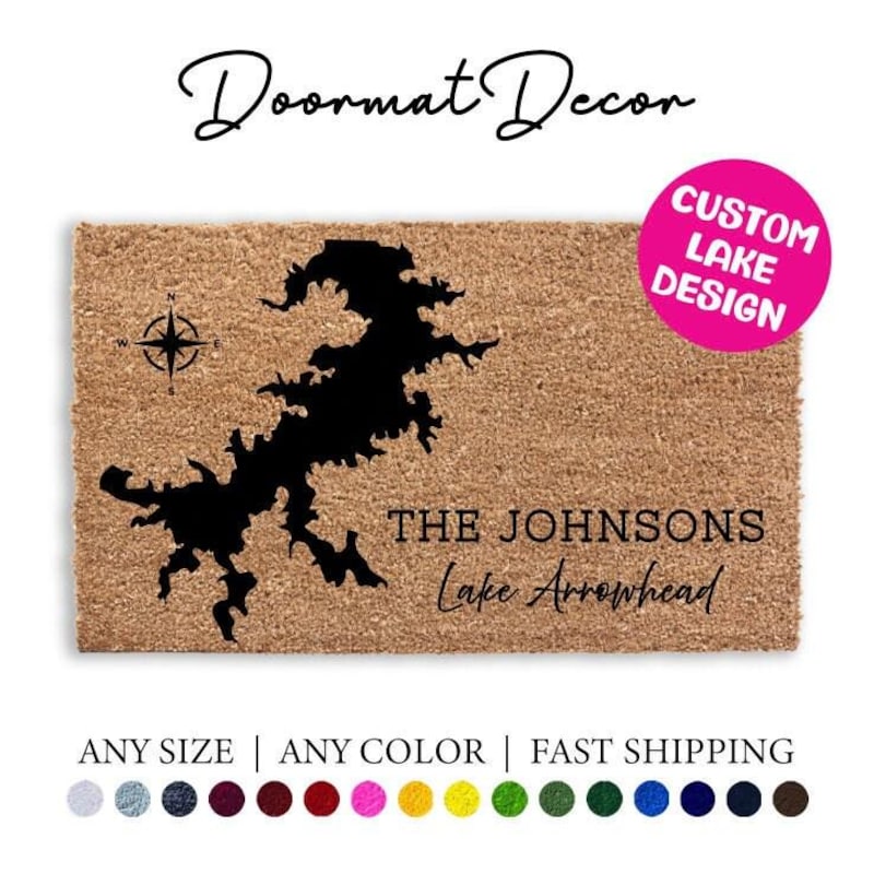 Custom Lake House Mats - Etsy