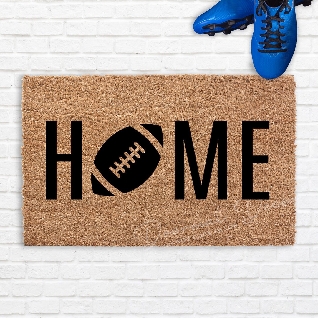 NFL Football Doormat Personalized Outdoor Welcome Mat Entryway Decor ...
