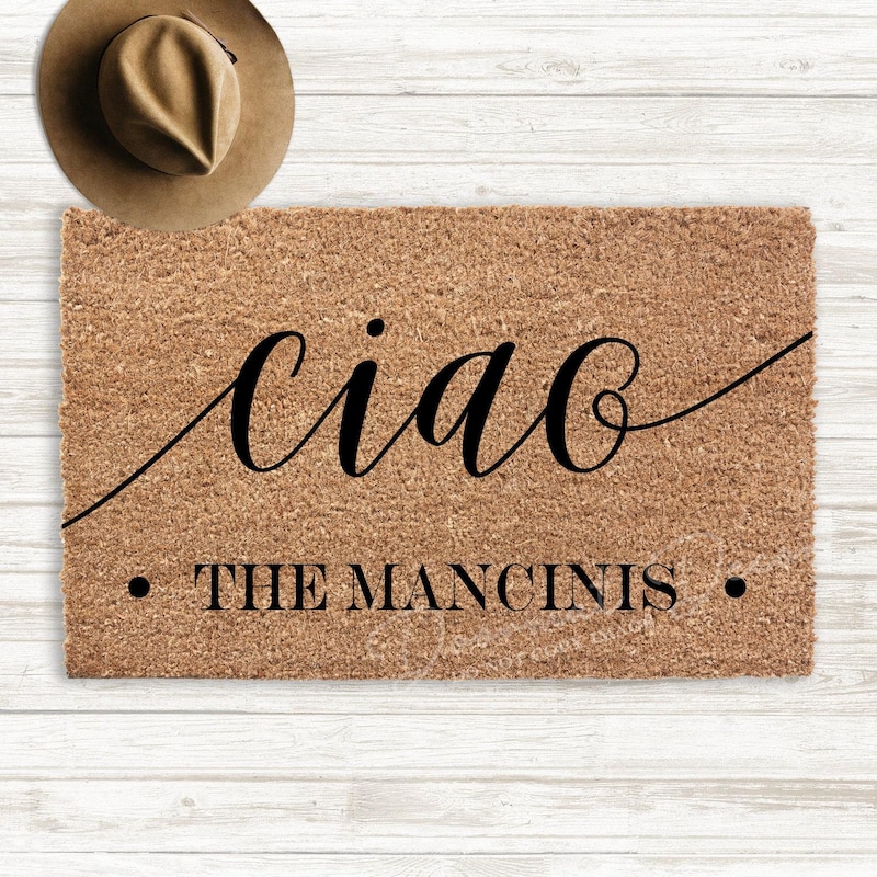 Ciao Doormat - Etsy