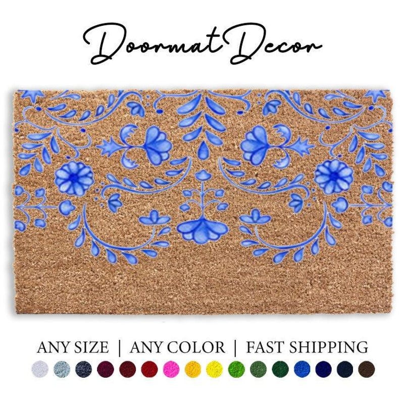 Vintage Style Door Mat - Etsy