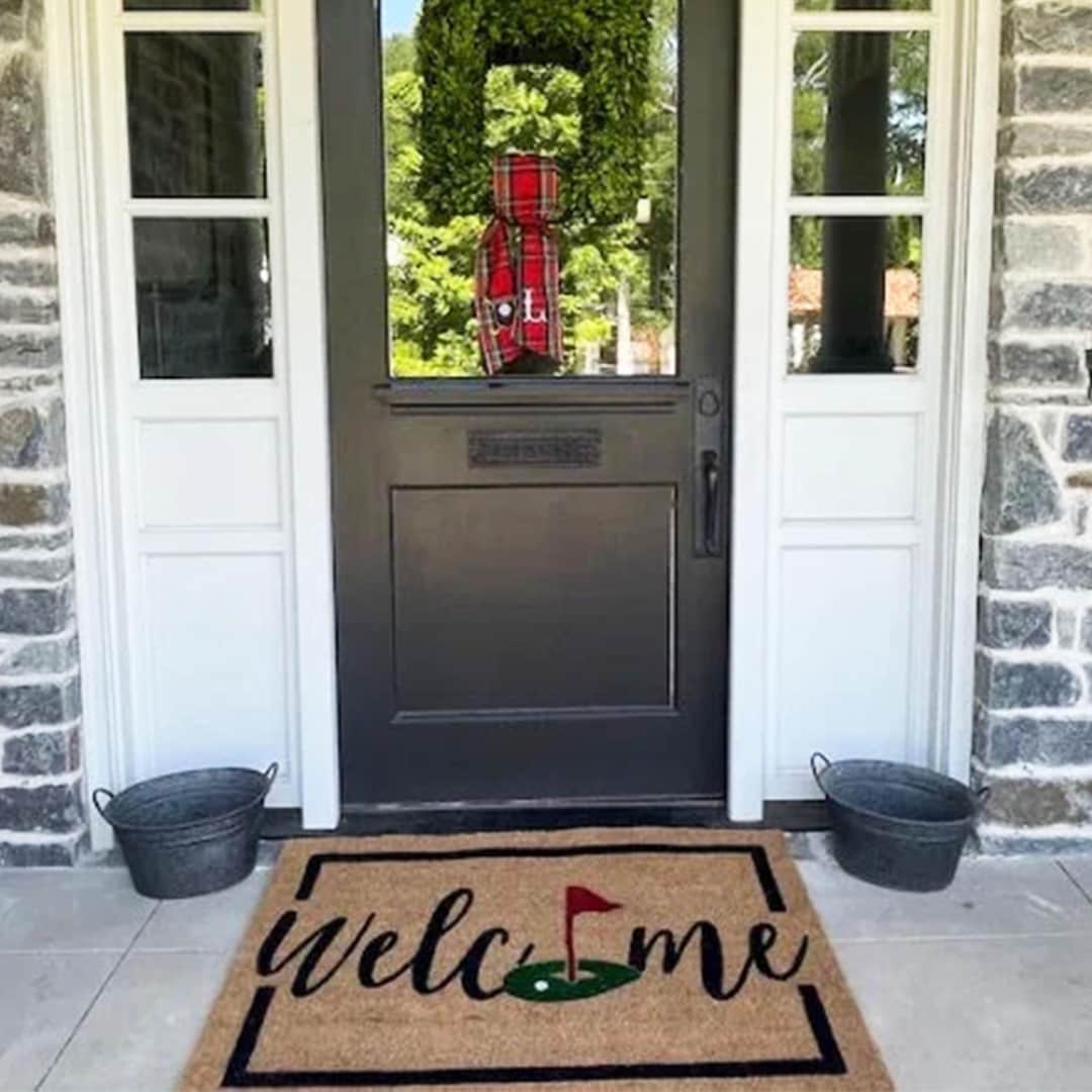 Golf Doormat - Stylish Welcome Mat for Golf Lovers Perfect Gift for ...