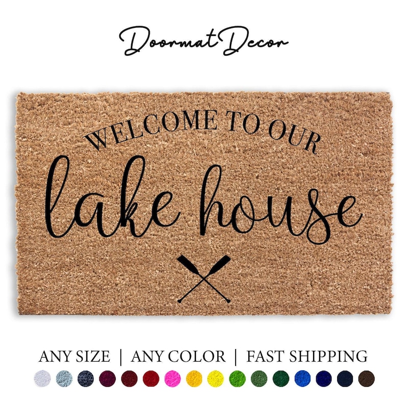 Lake House Doormat - Etsy