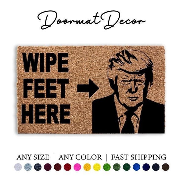 Anti Trump Doormat - Etsy