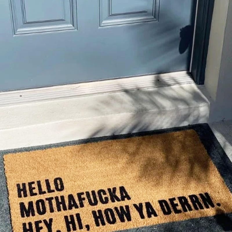 Hello Welcome Mat - Etsy