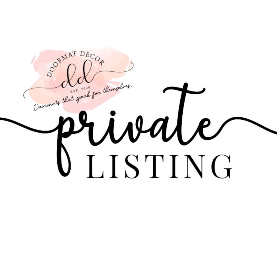 Private Listing | - Etsy