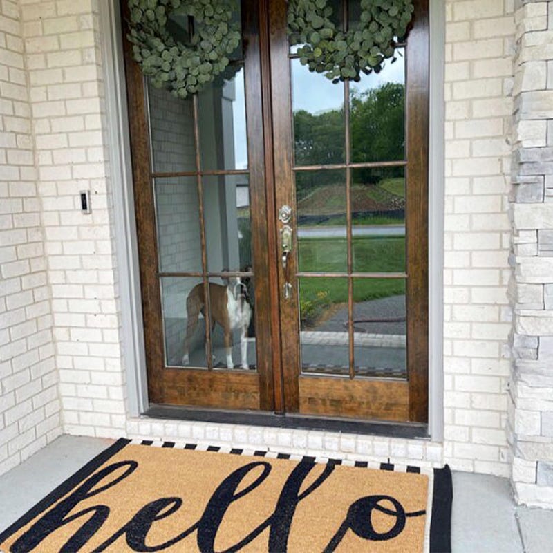 Hello Welcome Mat - Etsy