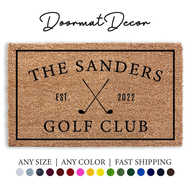 Golf Doormat Outdoor - Etsy