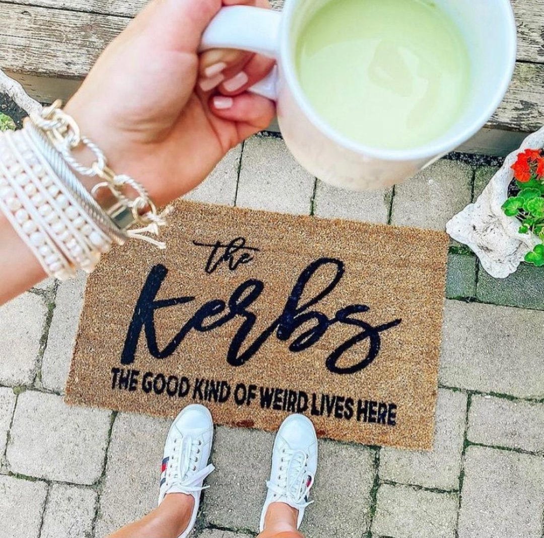 Doormat - the Good Kind of Weird Lives Here - Funny Welcome Mat for ...
