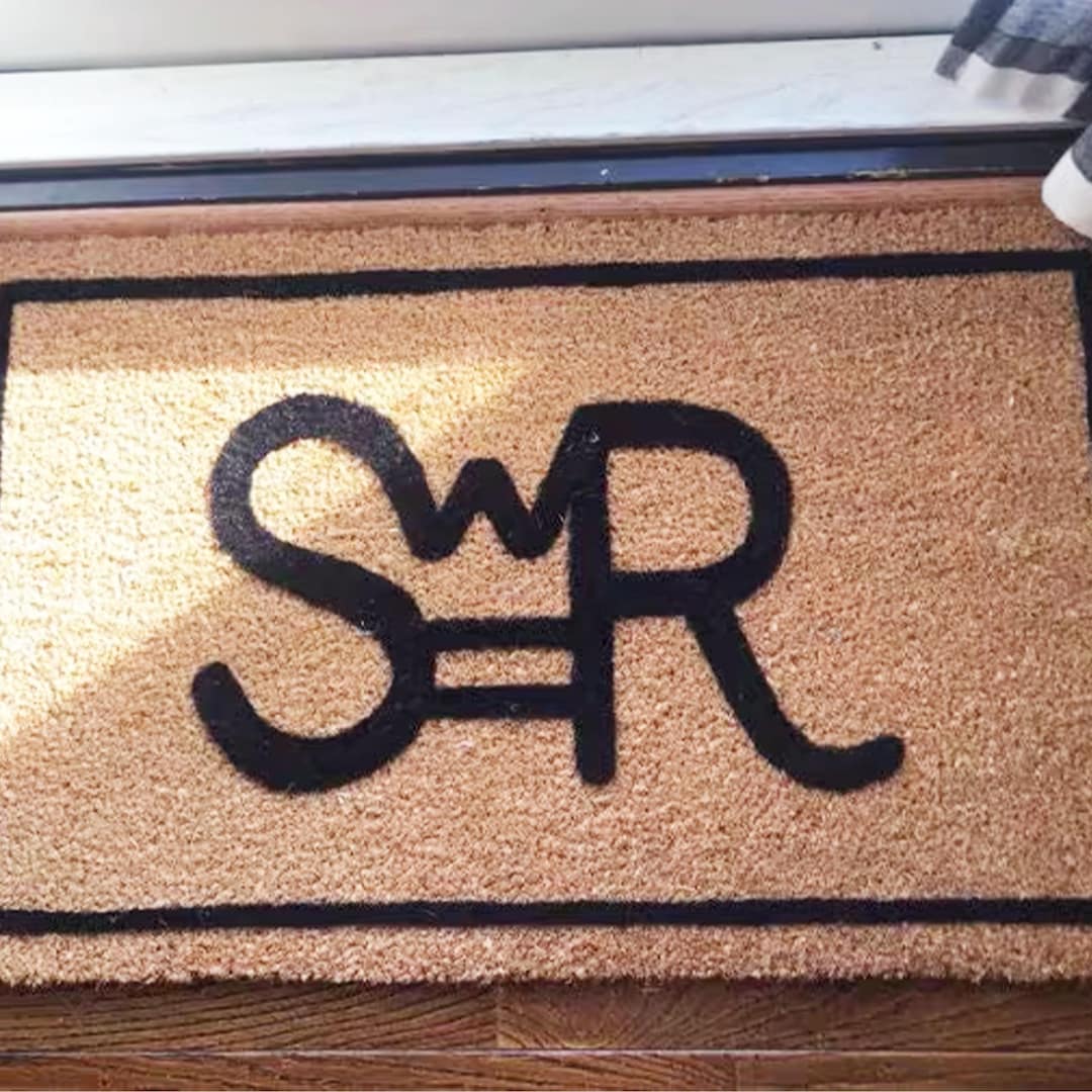 Custom Cattle Brand Doormat Personalized Outdoor Welcome Mat Gift for ...