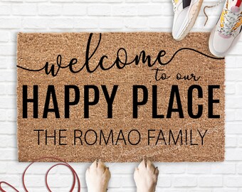 Welcome to Our Happy - Etsy