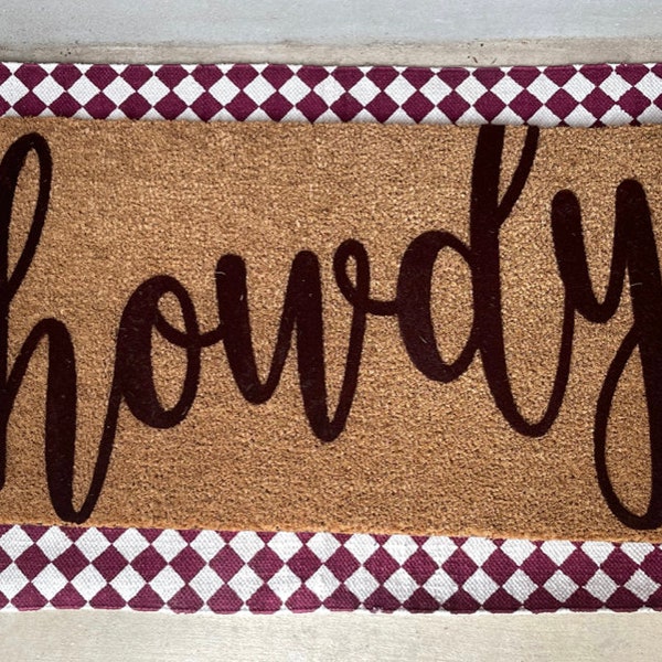 Texas Doormat - Etsy