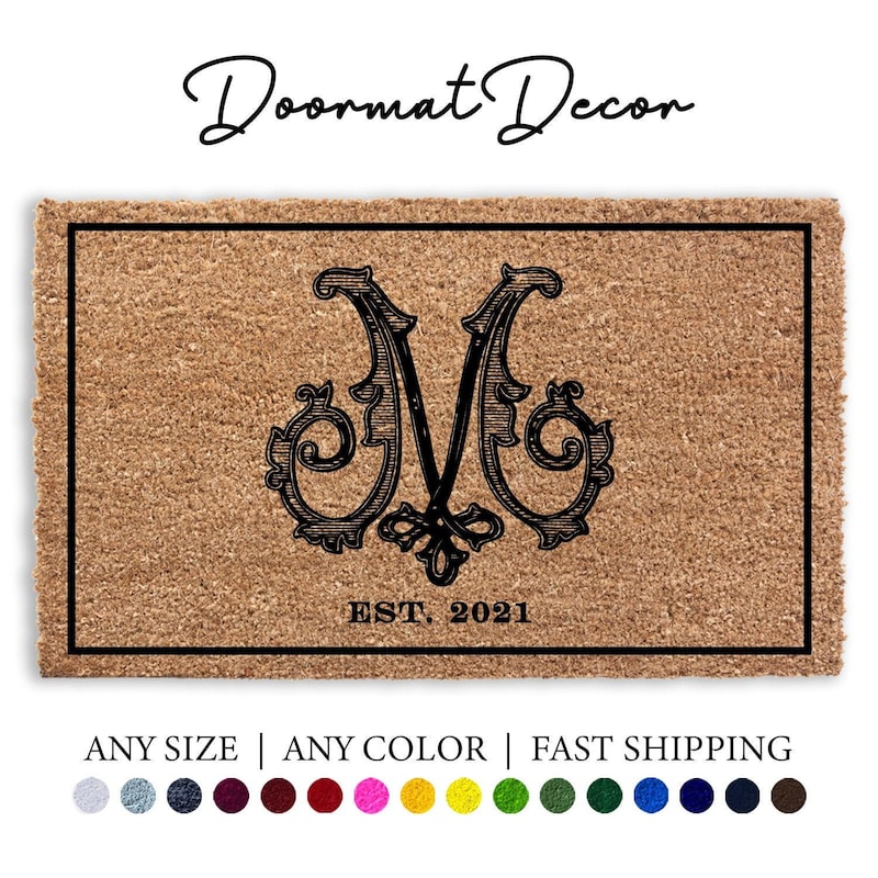 Monogram Rugs - Etsy