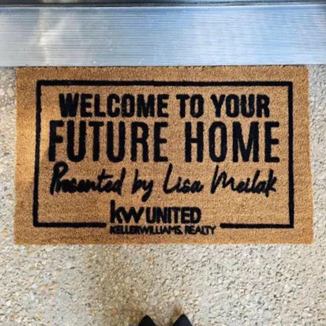 Welcome Doormat for Home Buyers Closing Gift for New Homeowners Real ...