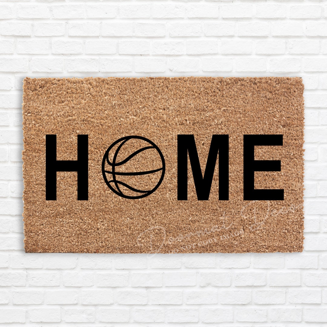 Basketball Doormat NBA Team Gift Outdoor Entryway Decor - Etsy