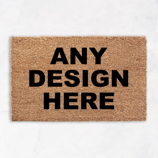 Large Custom Doormat - Etsy