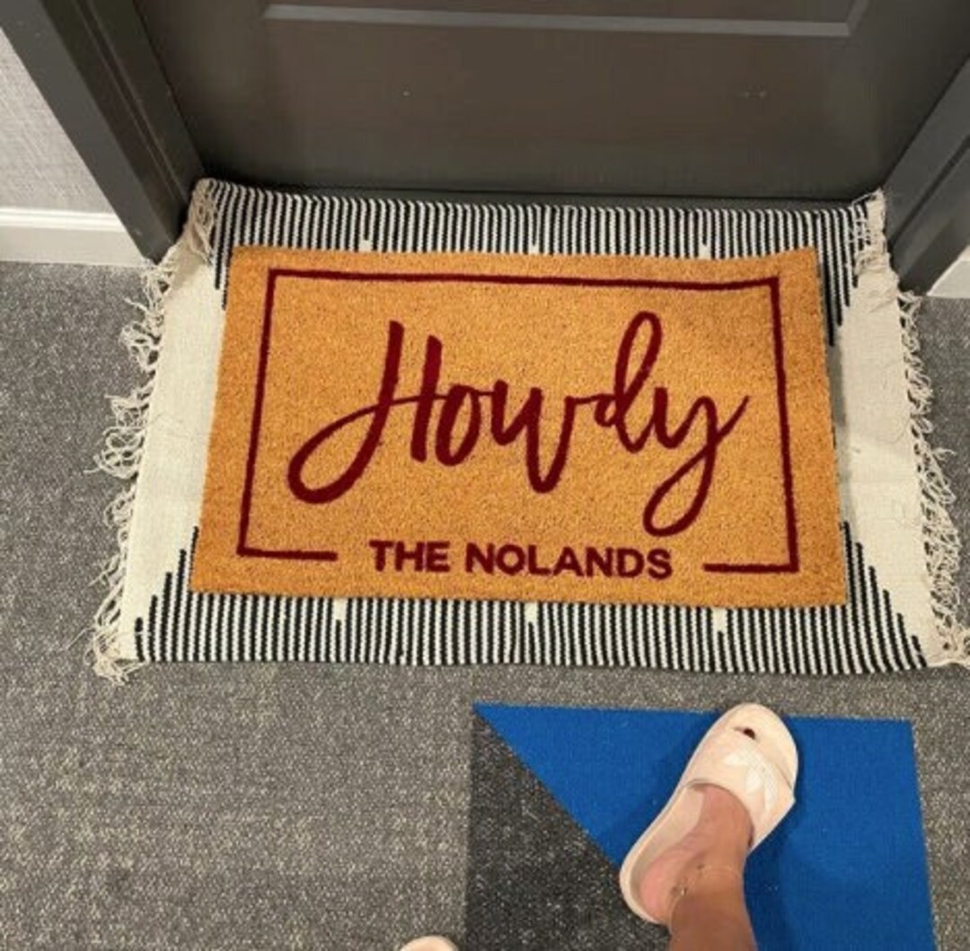 Howdy Texas A&M University Doormat Personalized College - Etsy