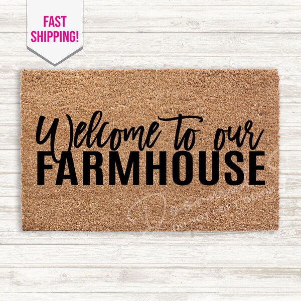 Farmhouse Doormat - Etsy