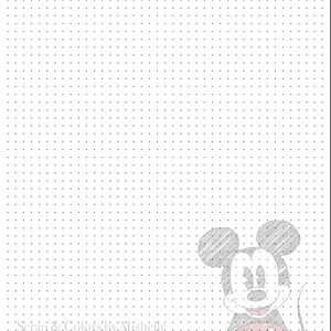 Printable Mickey Notes Dotted Sheets A5 - Etsy
