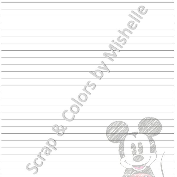 Mickey Mouse Printable Calendar - Etsy
