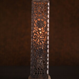 Stone Pillar Candle Holder in Vareous Motifs - Etsy