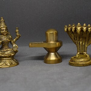 Set of Five Indian Gods, Lord Ganesha , Shive Ling of Goddess Shiva ...