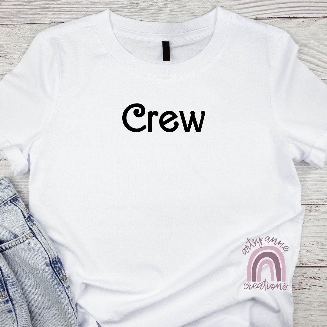 Crew Barbie Inspired Font SVG / Crew Barbie Inspired Font Digital Shirt ...